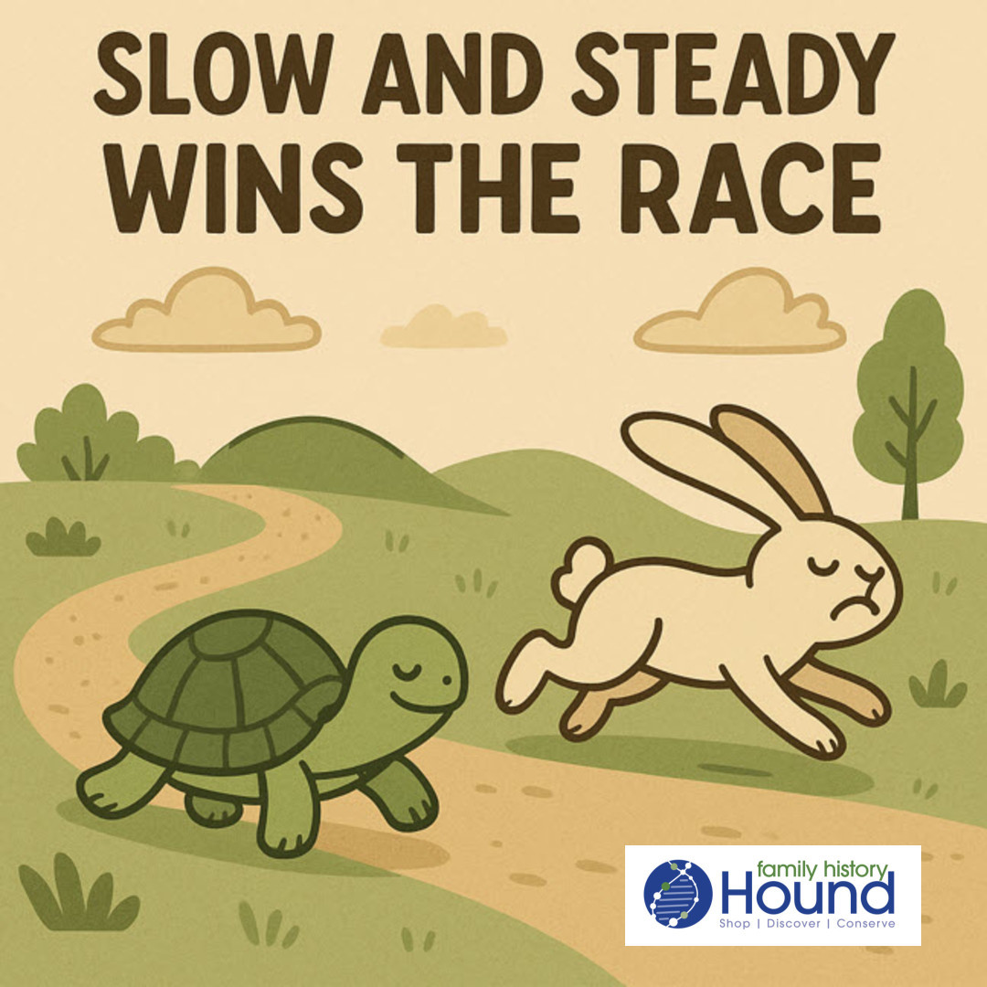 Slow and Steady Wins The Race - Hound on the Hunt